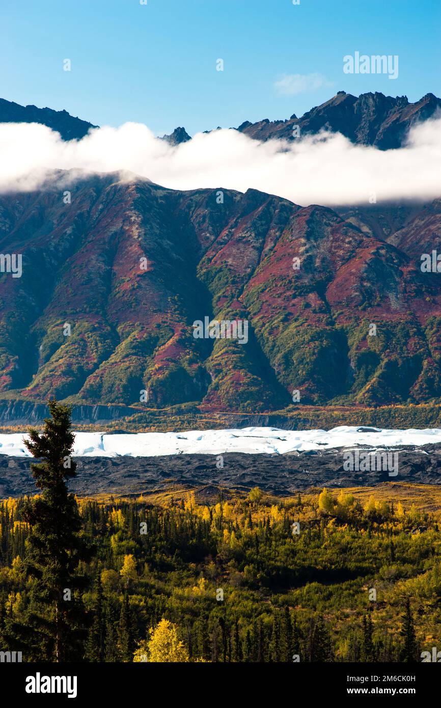 Ancient Lava Flow Rust Color Alaska Mountain Landscape Stock Photo - Alamy