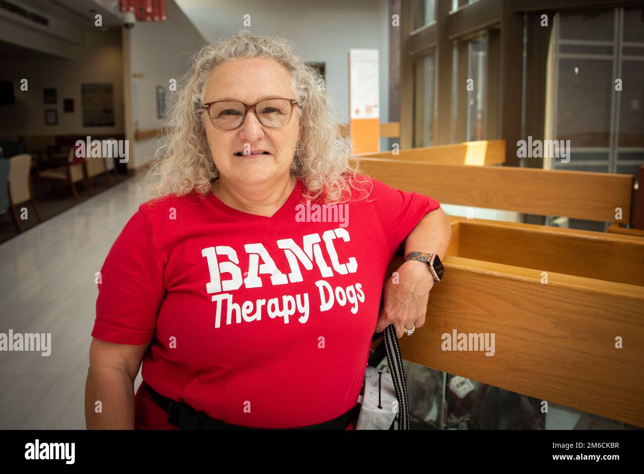 Mellissa Carrigan is a therapy dog handler at Brooke Army Medical ...