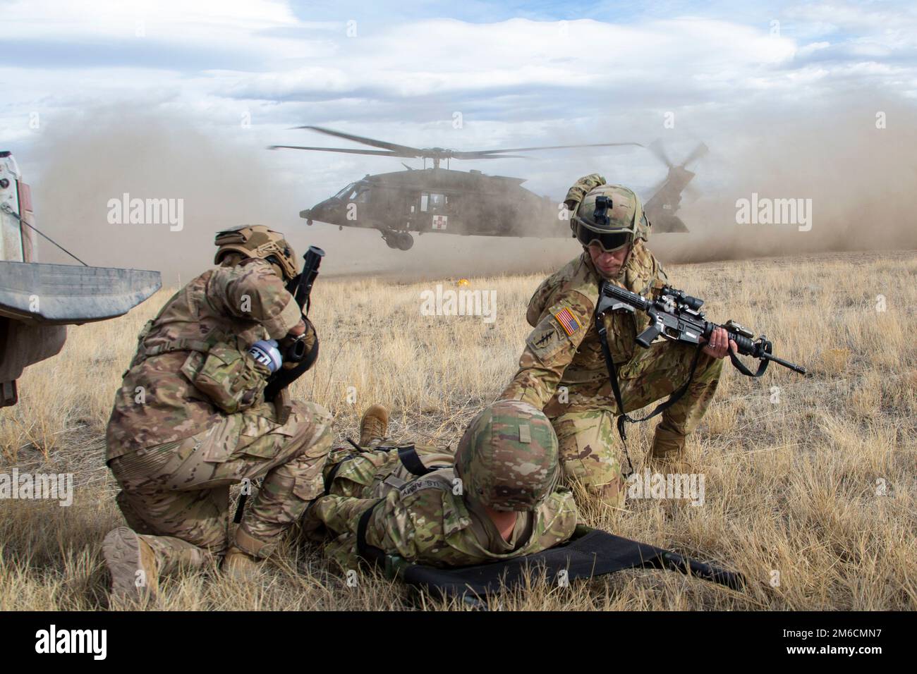 Enablers from 10th Special Forces Group (Airborne) conduct a casualty ...