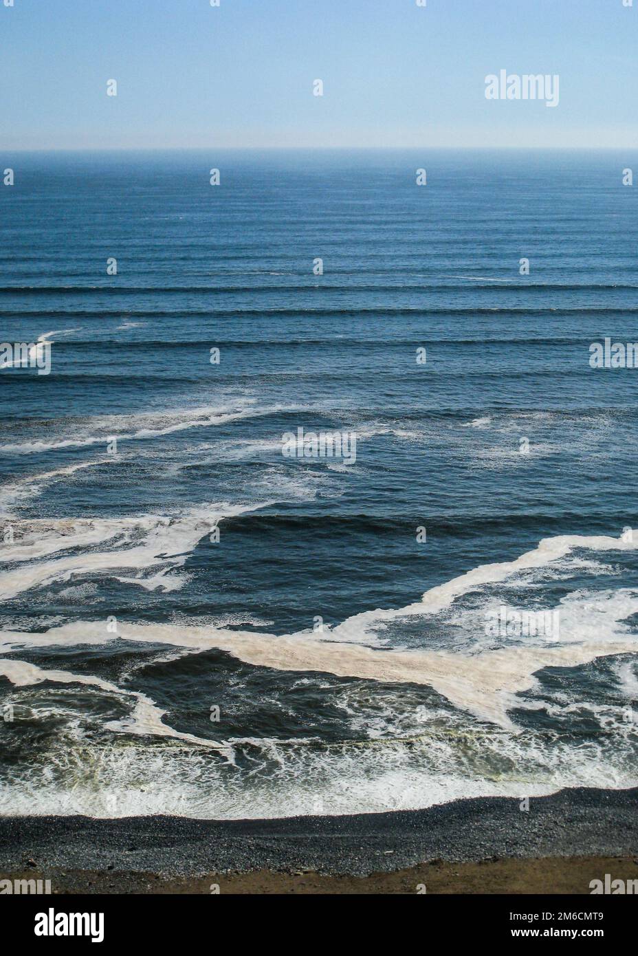 Sand beach sea waves top hi-res stock photography and images - Alamy