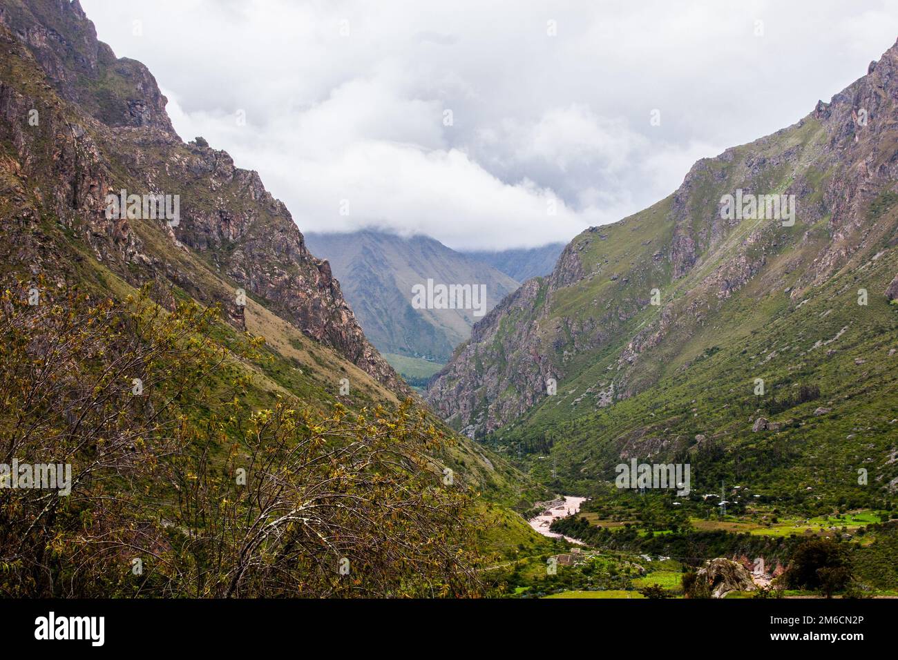 The seren water flow in the valley Stock Photo - Alamy