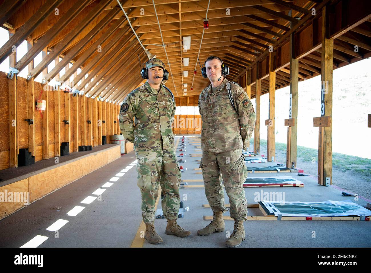 U.S. AIR FORCE ACADEMY, Colo. -- MSgt Daniel Cruz and MSgt Brian Kelsey ...