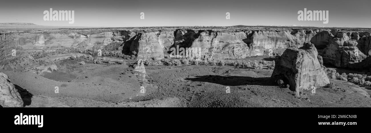 Photograph from Junction Overlook, Canyon de Chelly National Monument ...