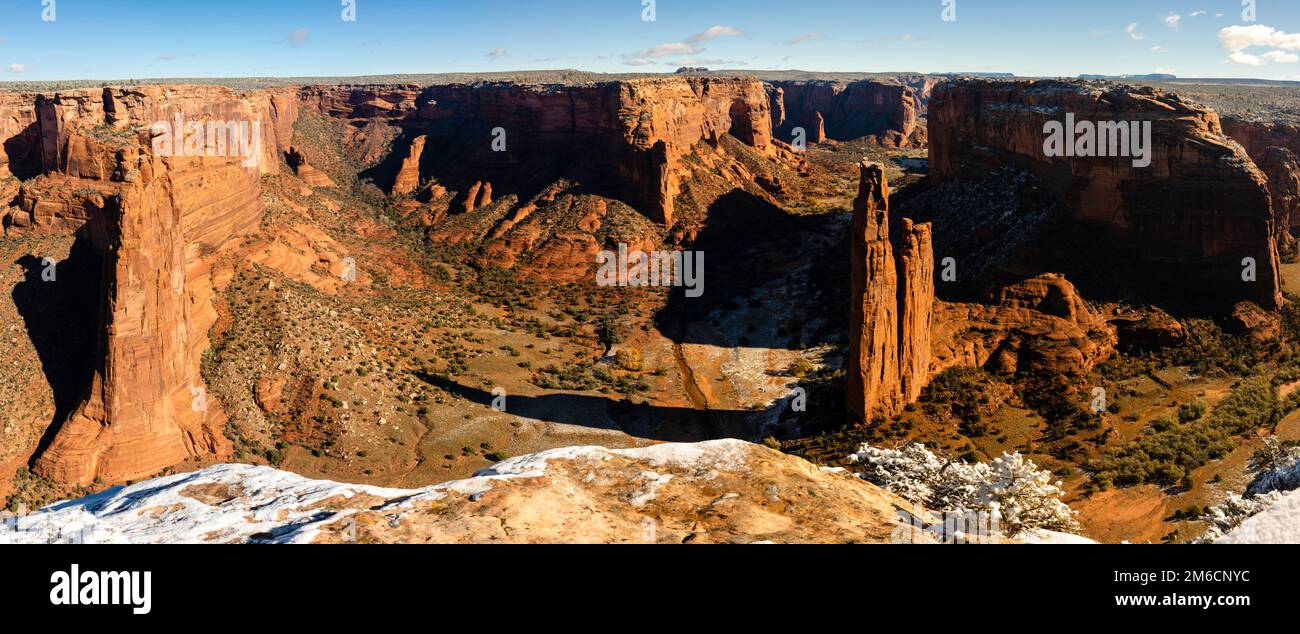 Photograph from Spider Rock Overlook, Canyon de Chelly National ...