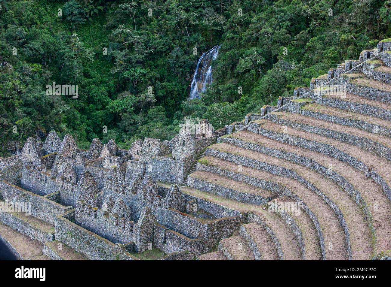 Ancient magical ruins on the way to Machu Picchu, Peru Stock Photo - Alamy