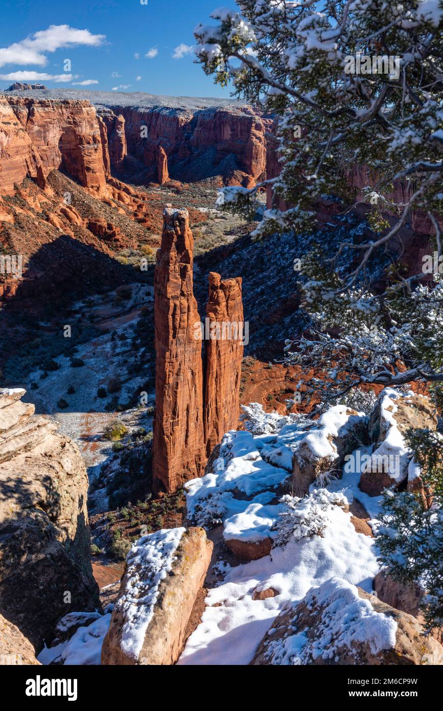 Photograph from Spider Rock Overlook, Canyon de Chelly National ...