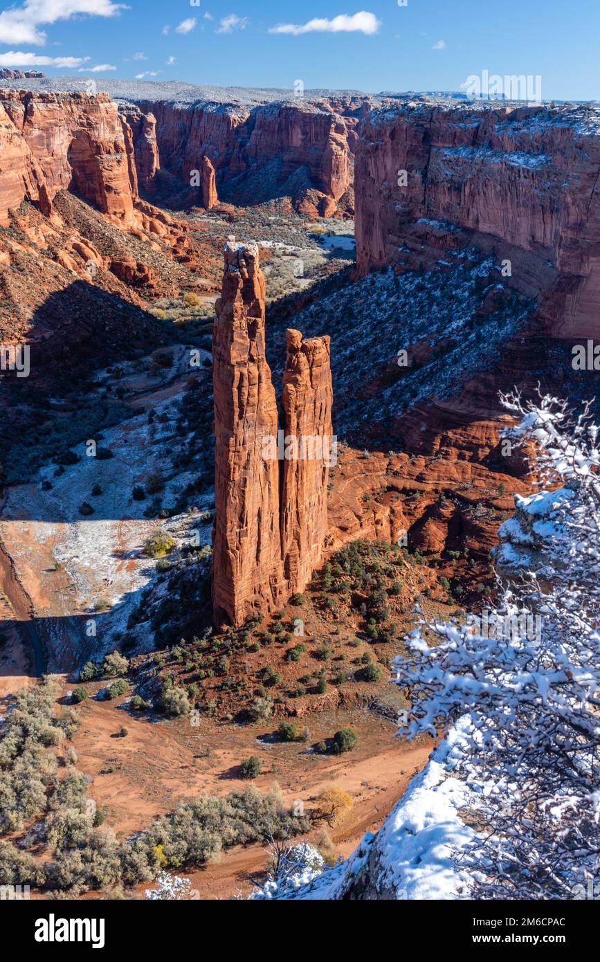 Photograph from Spider Rock Overlook, Canyon de Chelly National ...