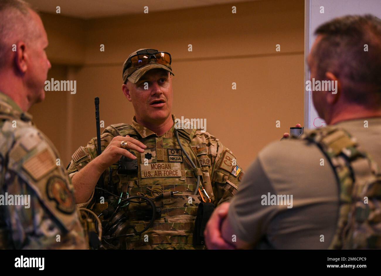 Lt. Col. Todd Morgan, 146th Contingency Response Flight Commander ...