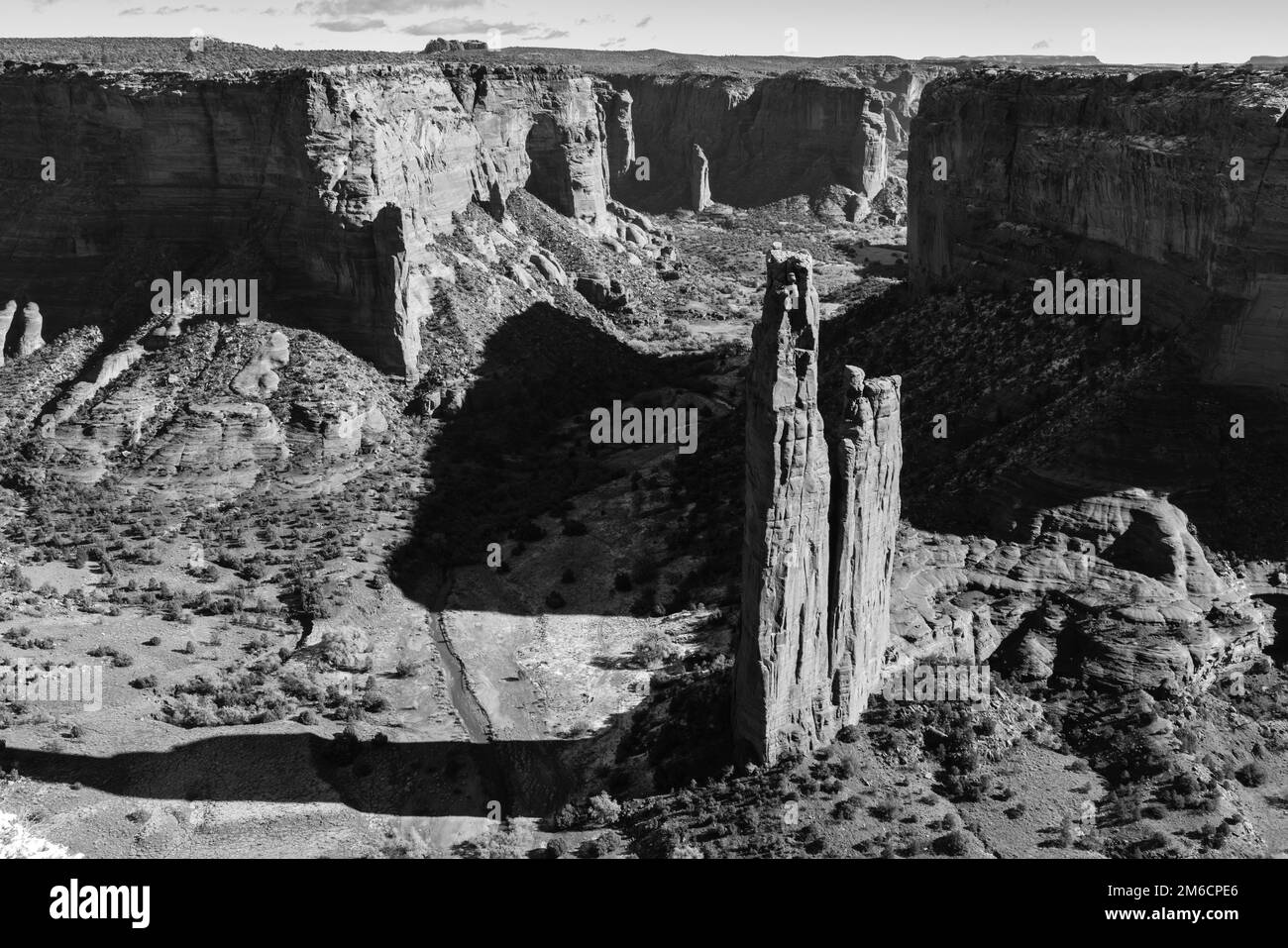 Photograph from Spider Rock Overlook, Canyon de Chelly National ...