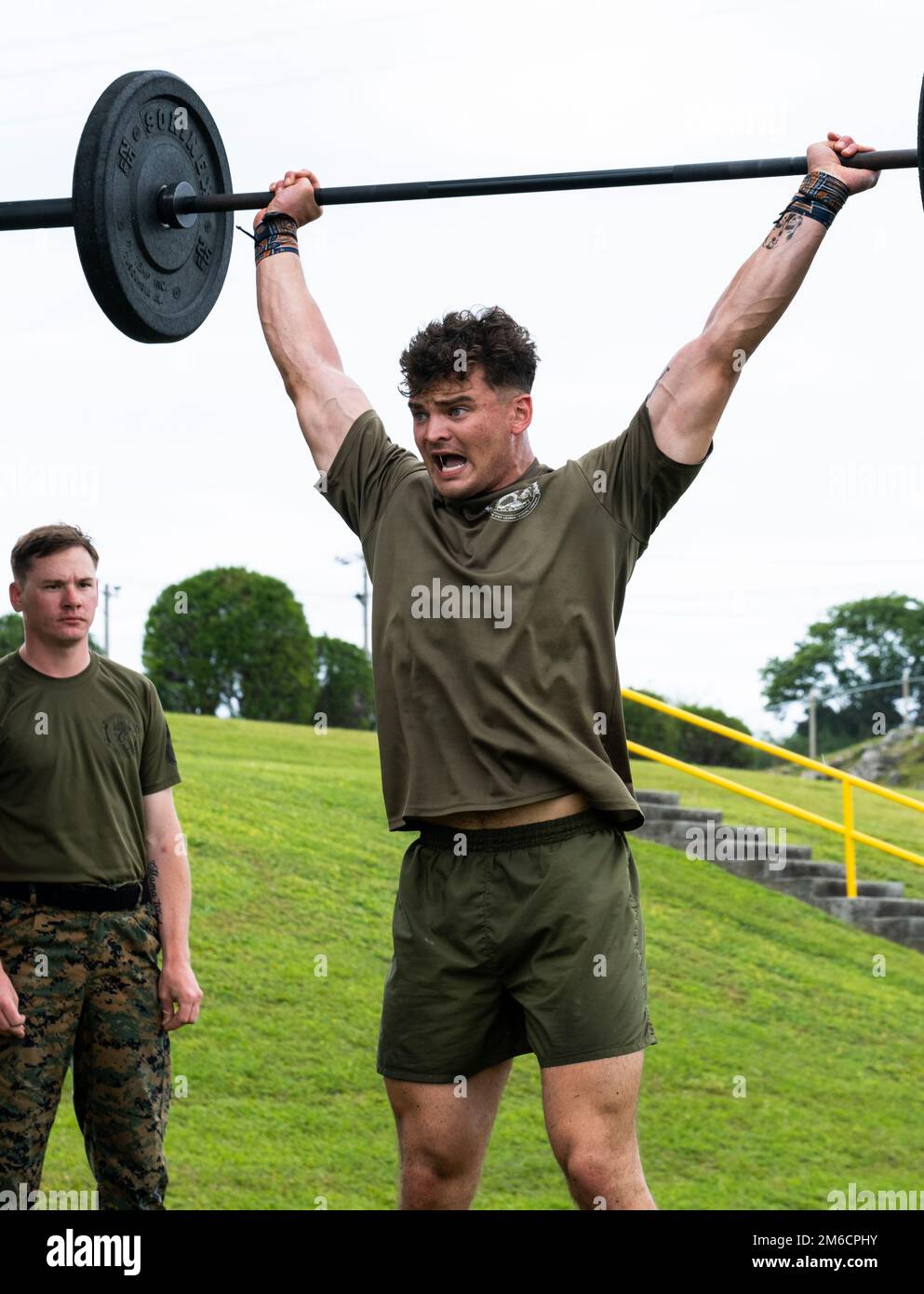 U.S. Marine Corps Cpl. Andrew Burkhalter, a Mortarman, with Battalion ...