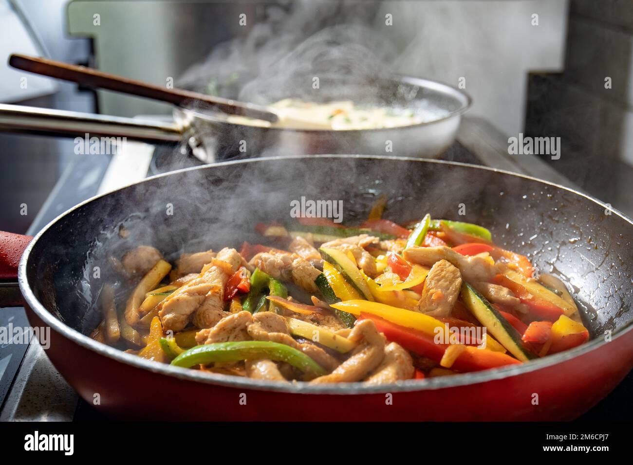 Prepared food in pan hi-res stock photography and images - Alamy