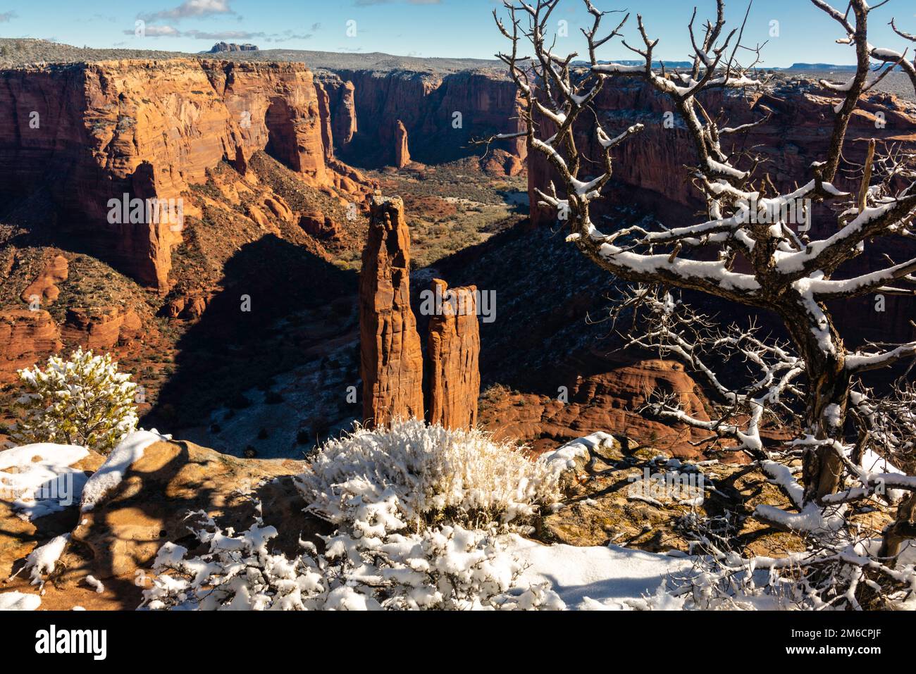 Photograph from Spider Rock Overlook, Canyon de Chelly National ...