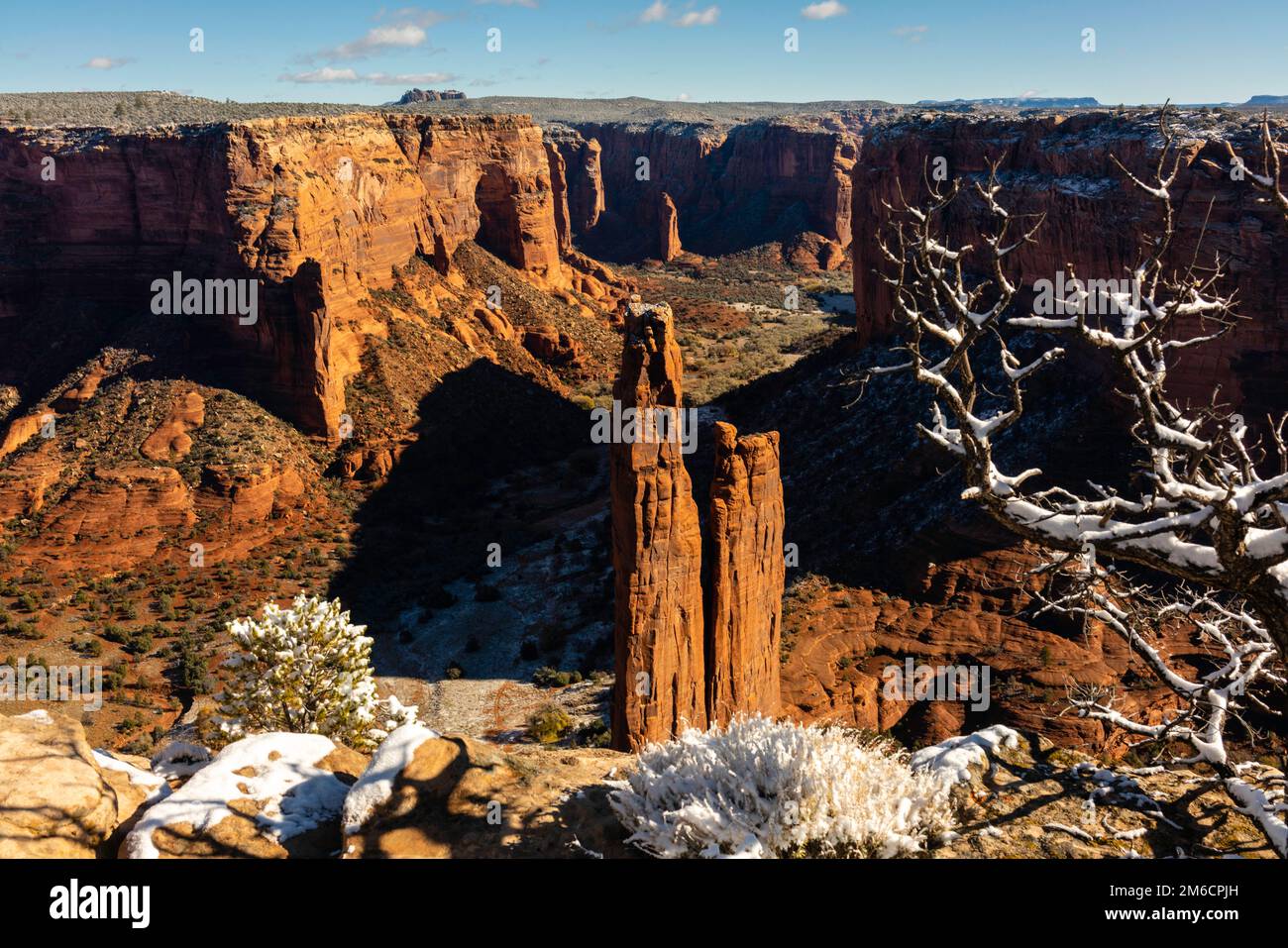 Photograph from Spider Rock Overlook, Canyon de Chelly National ...