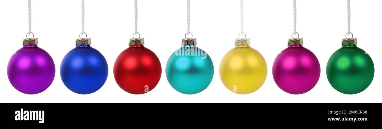 Christmas Christmas baubles banner colors Christmas baubles decoration ...