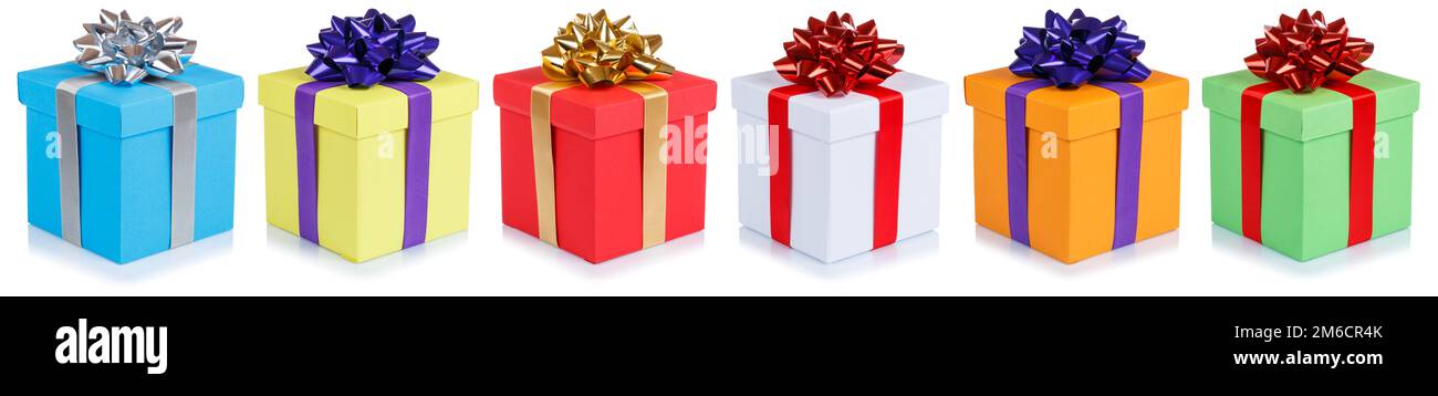 Row of gifts hi-res stock photography and images - Alamy