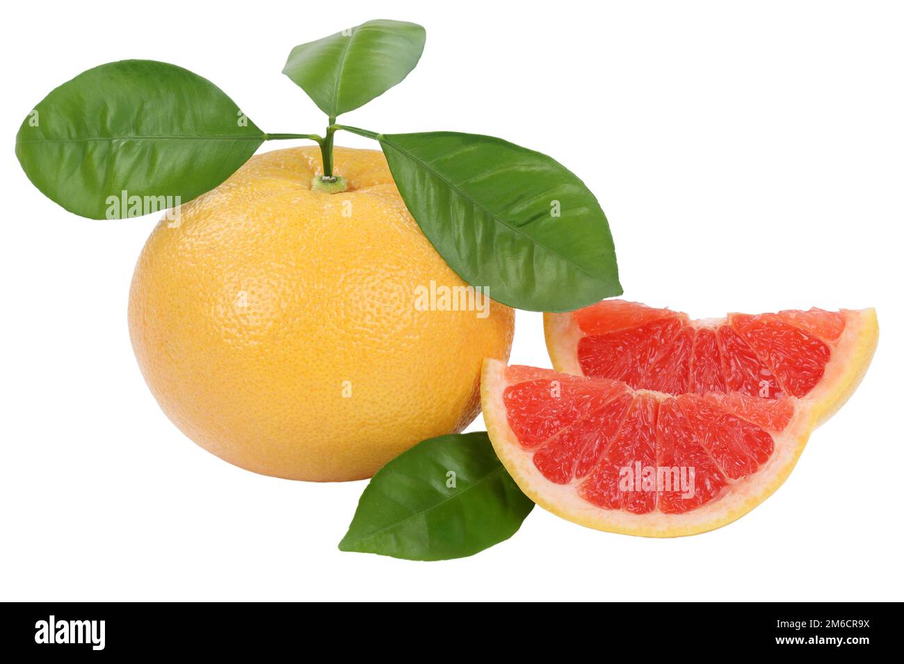 Grapefruit fruit cropped isolated Stock Photo - Alamy