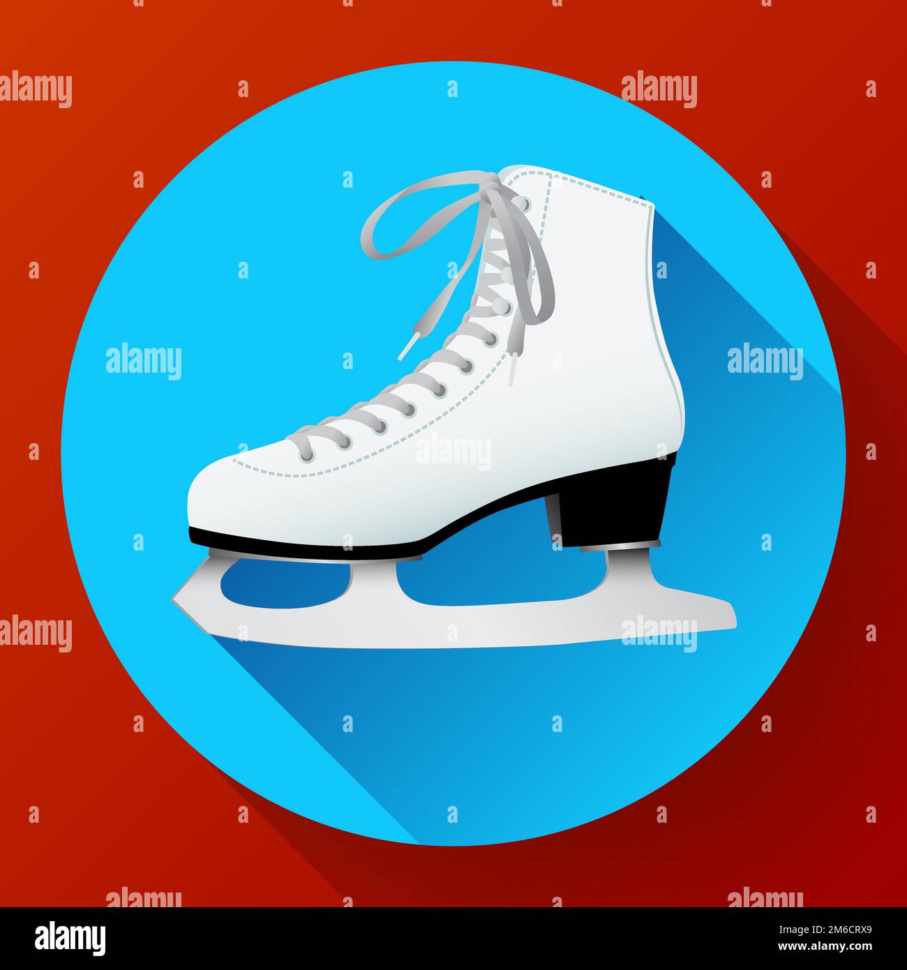 Ice skates logo hi-res stock photography and images - Alamy