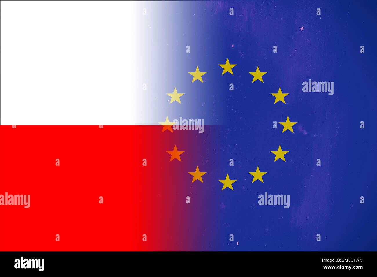 Polish flag union flag hi-res stock photography and images - Alamy