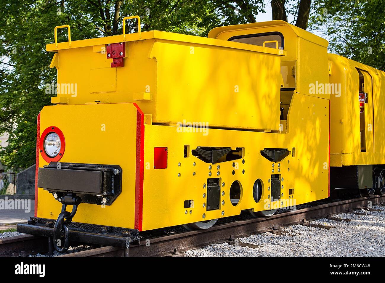 Mining narrow-gauge railway in Boleslaw (Poland Stock Photo - Alamy