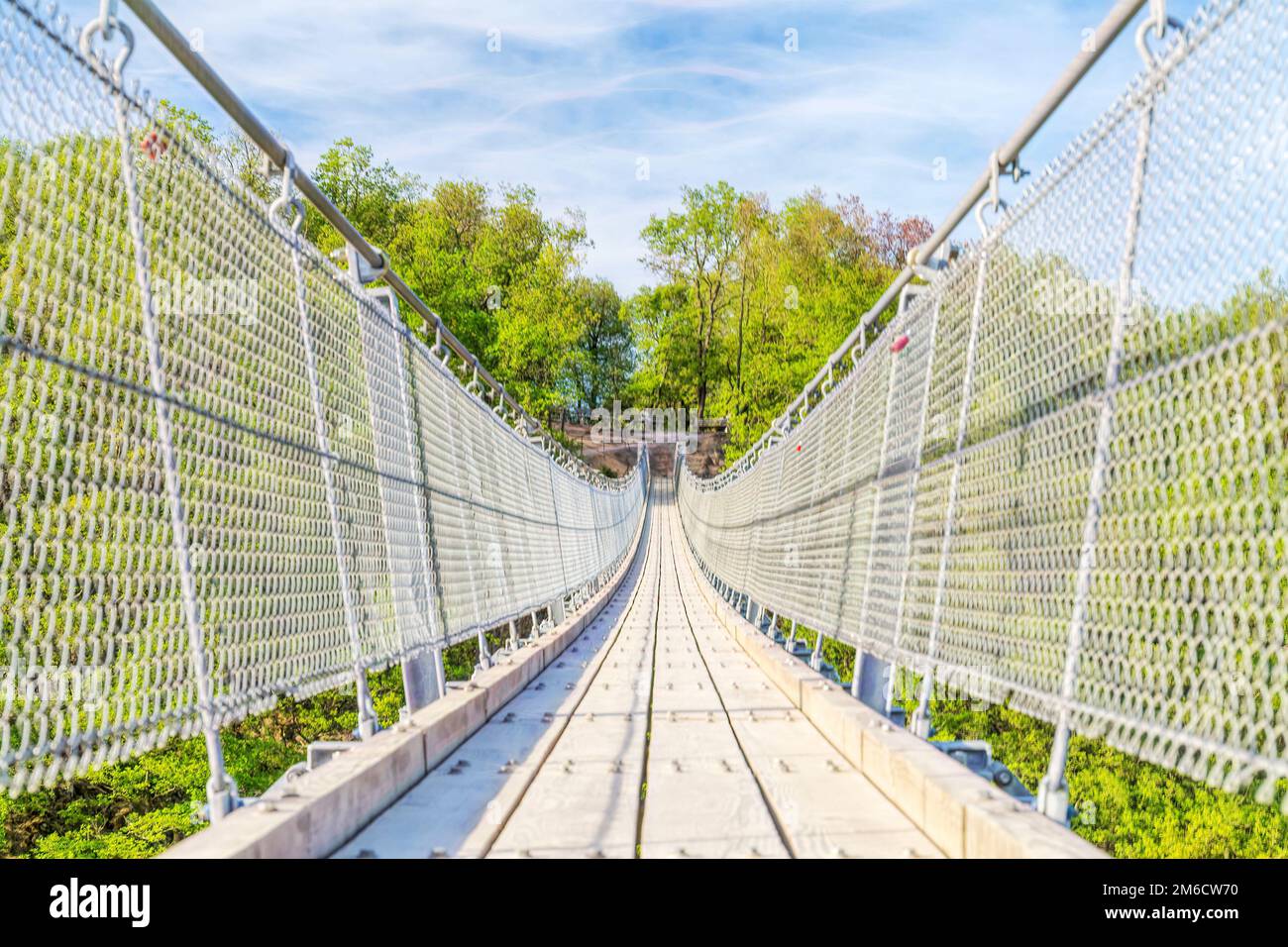 The geierlay suspension bridge Stock Photo - Alamy