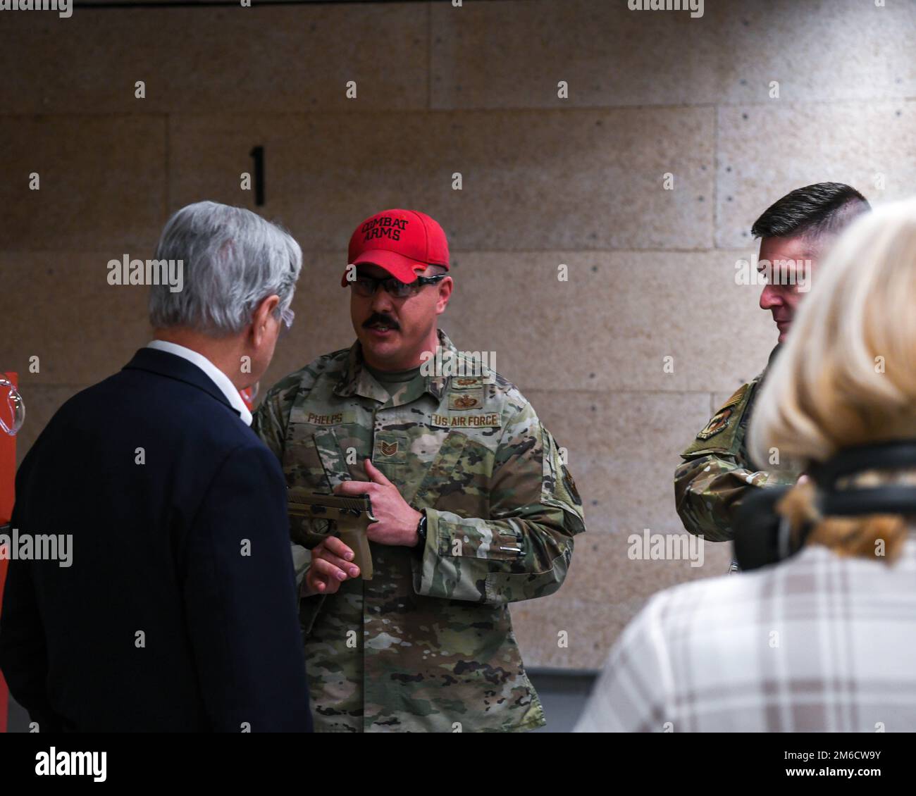 Tech. Sgt. Matthew Phelps, 5th Security Forces Squadron combat arms ...