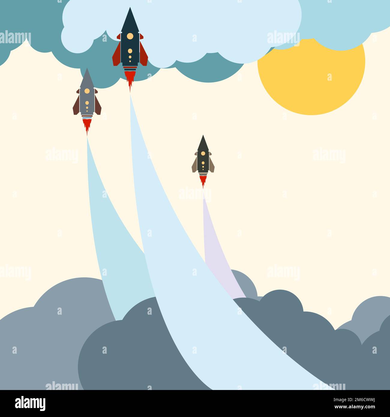 Modern jet cartoon hi-res stock photography and images - Alamy