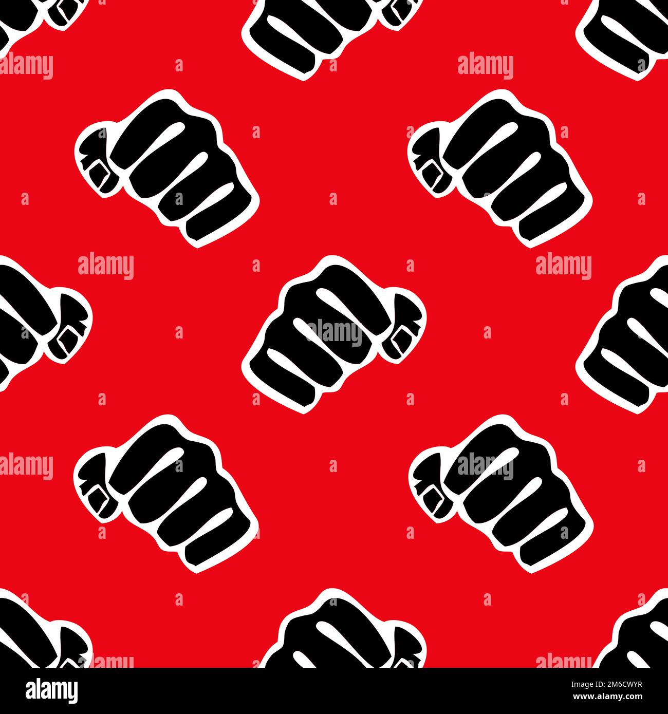 Seamless Texture Pattern MMA logo fist presswall. Vector, EPS Stock ...
