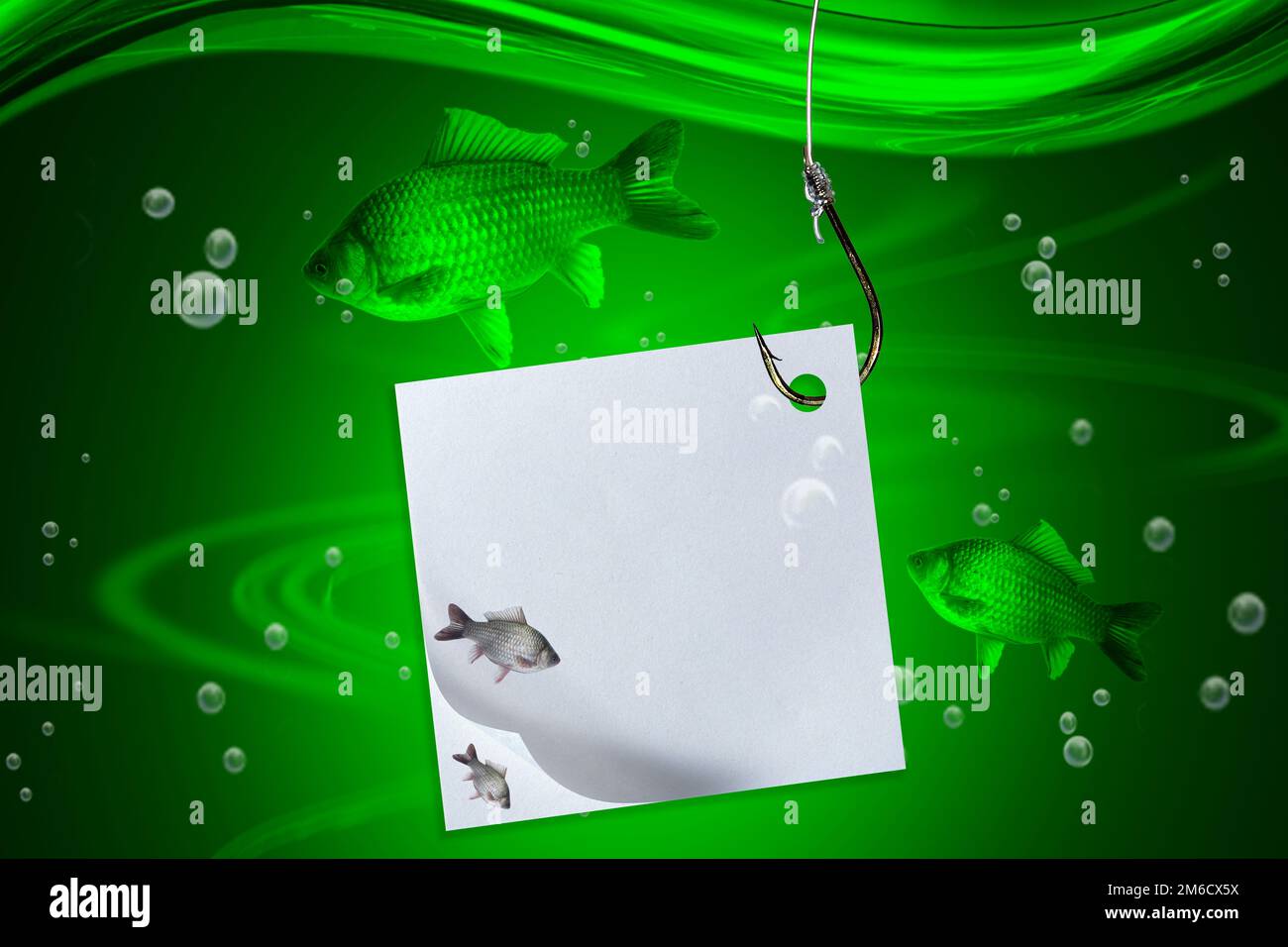 Fishing in deep blue water lake Stock Photo - Alamy