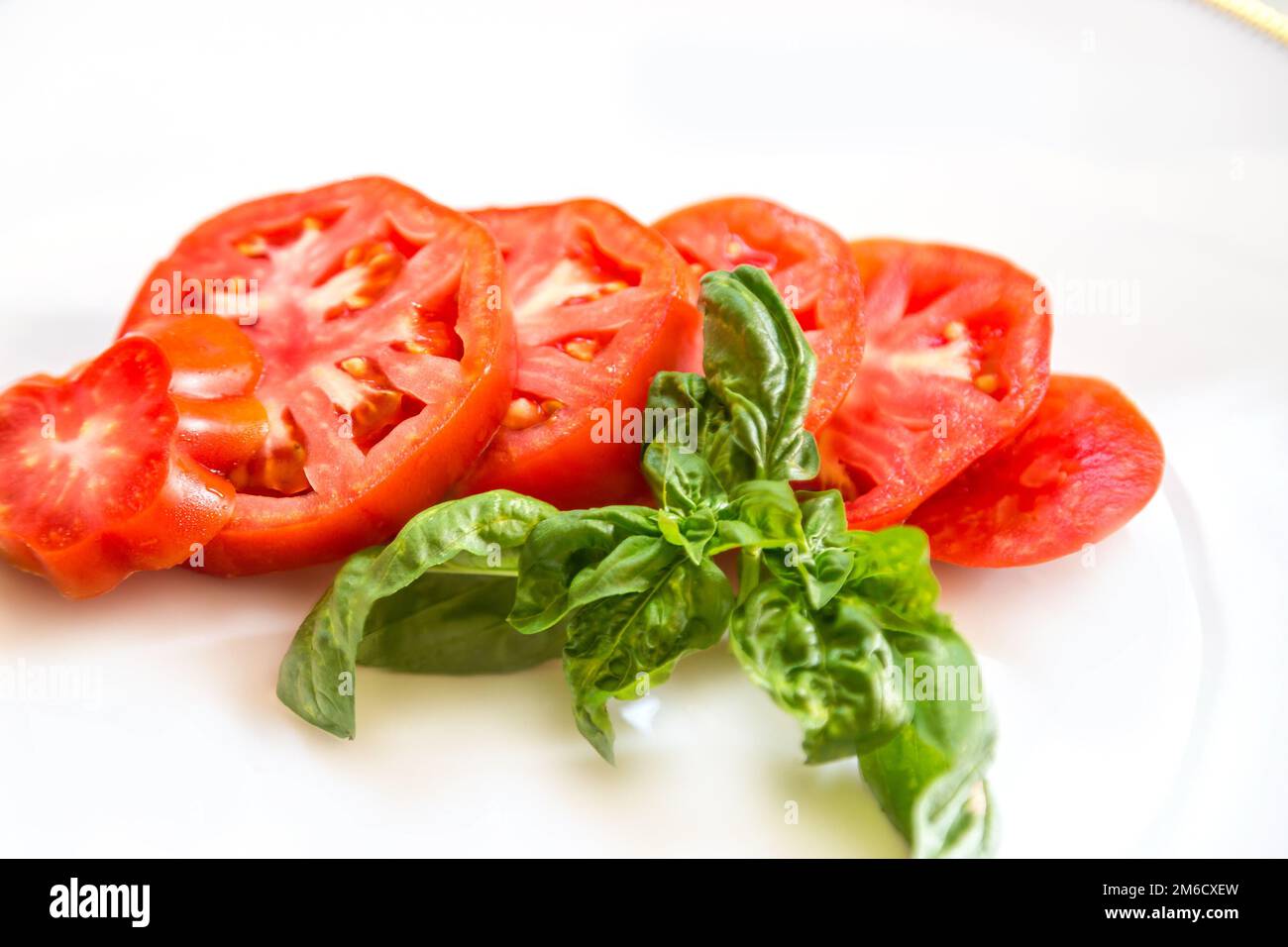 Beautiful macro fresh basil leaves hi-res stock photography and images ...