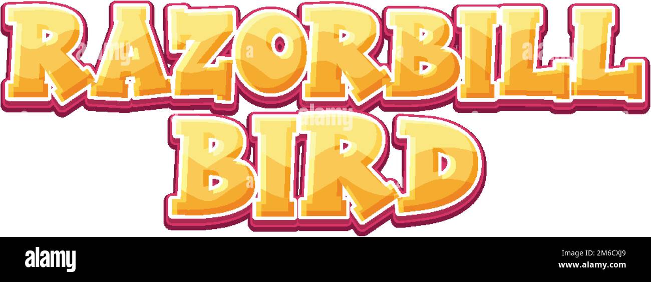 Razorbill Stock Vector Images - Alamy