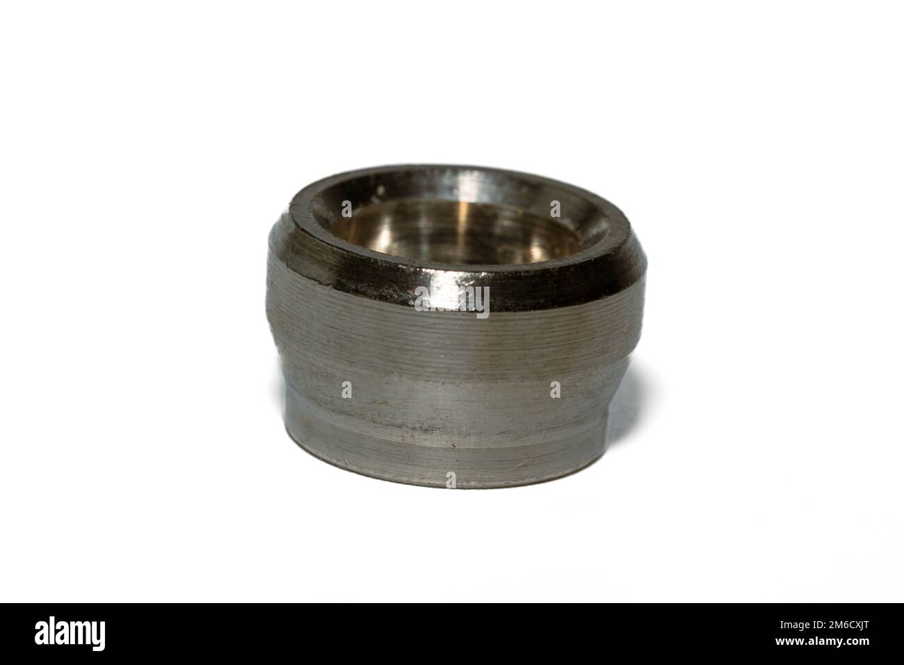 A threaded pipe isolated on a white background Stock Photo - Alamy