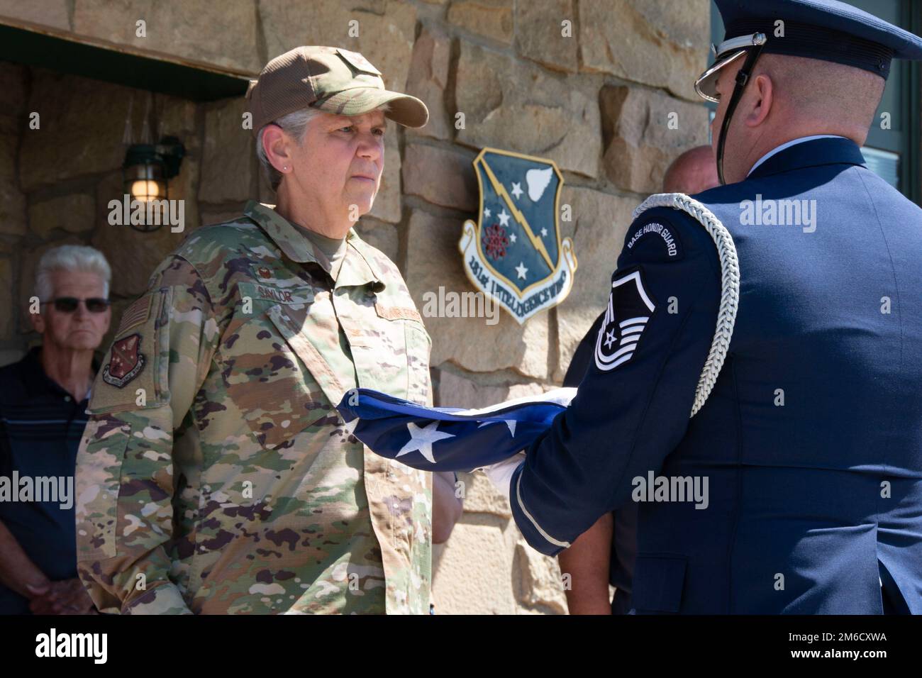 U.S. Air Force Col Tamala A. Saylor of the 181st Intelligence Wing ...