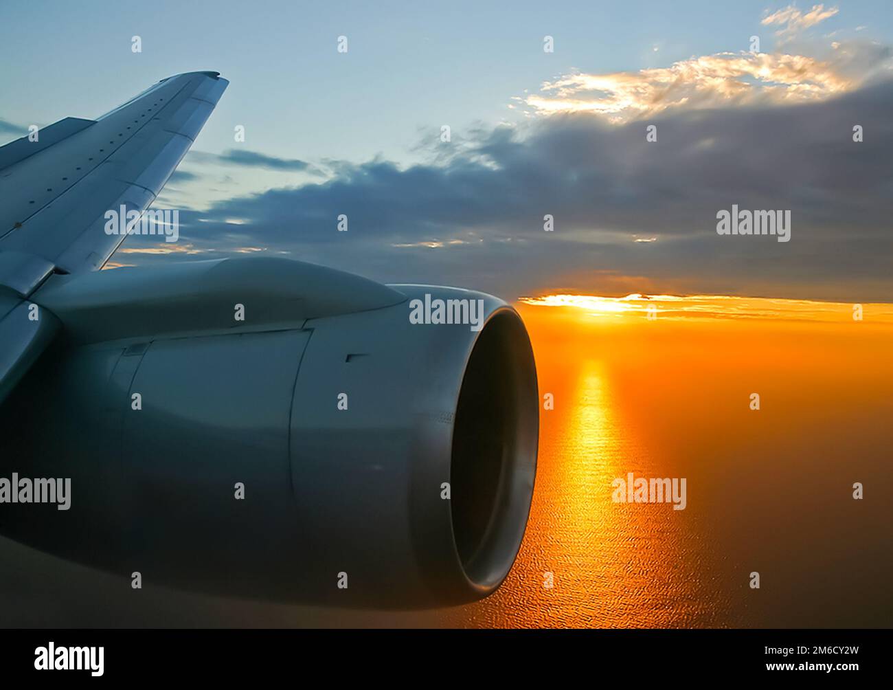 The view from the window of a passenger plane during Stock Photo - Alamy