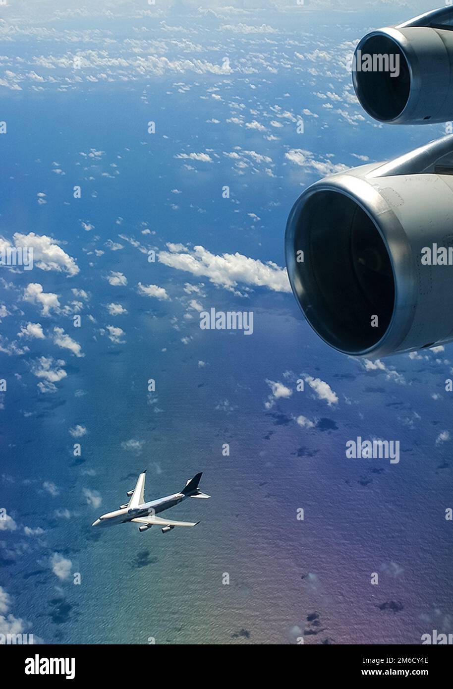 The view from the window of a passenger plane during Stock Photo - Alamy