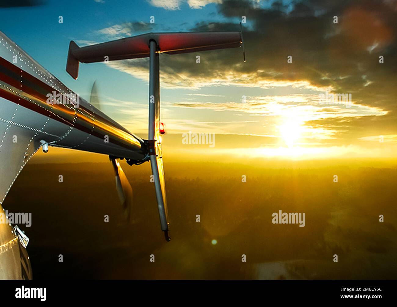 The view from the window of a passenger plane during Stock Photo - Alamy