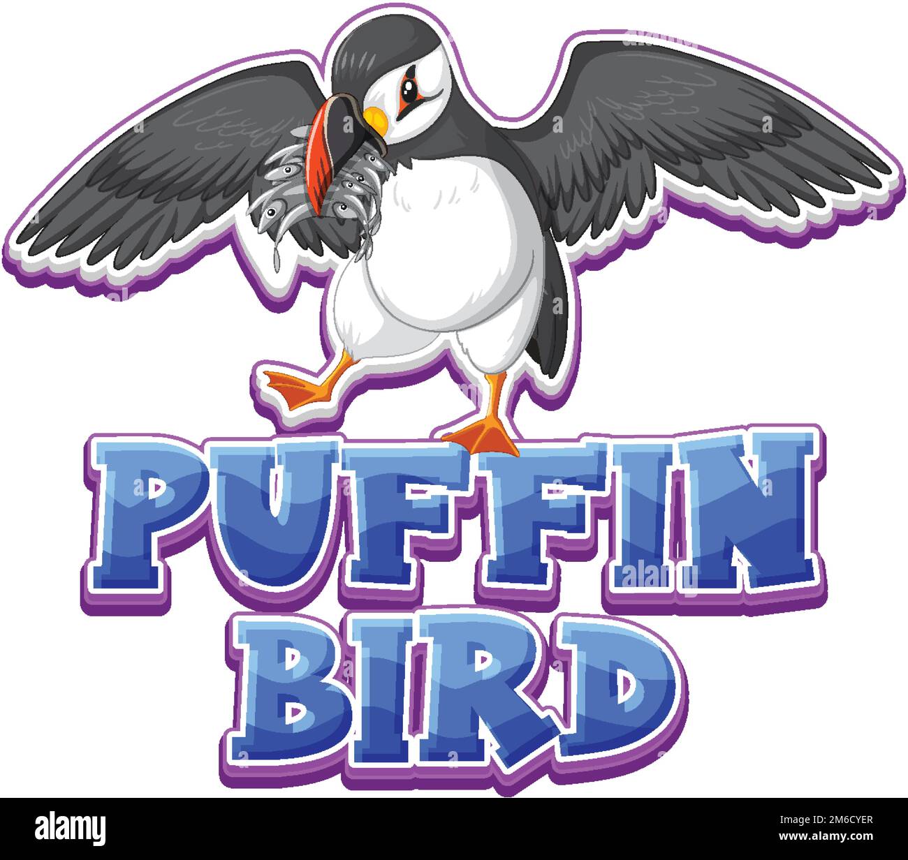 Puffin logo Stock Vector Images - Alamy