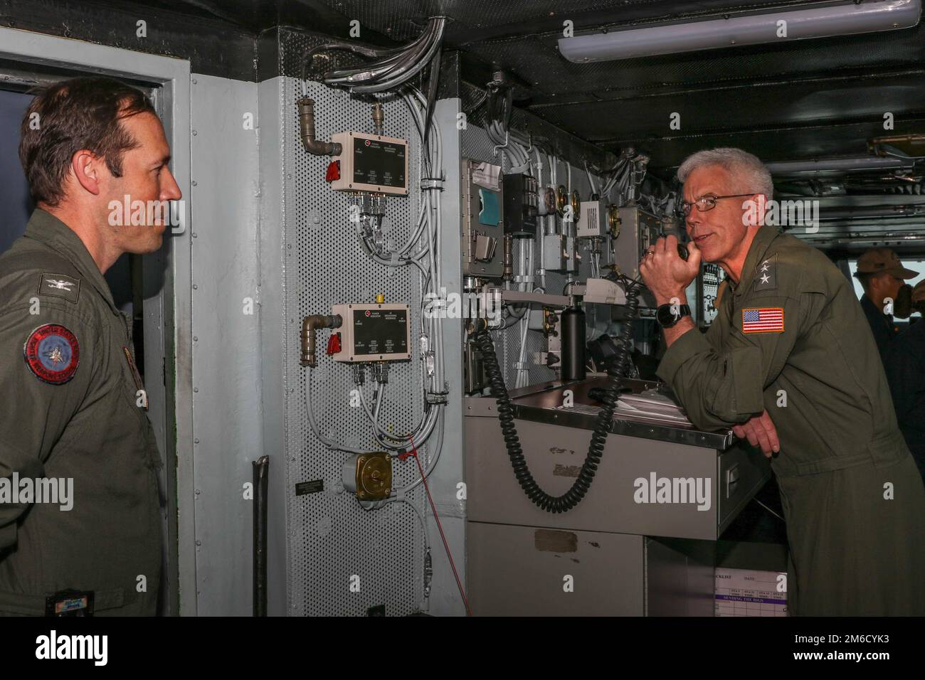 PHILIPPINE SEA (April 23, 2022) Vice Adm. Karl Thomas, commander, U.S ...