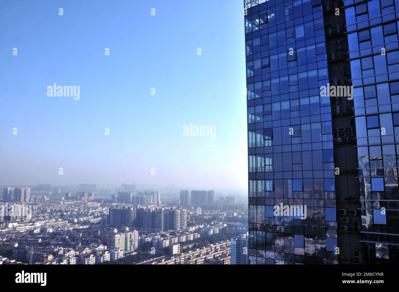modern architecture with sun reflections Stock Photo - Alamy