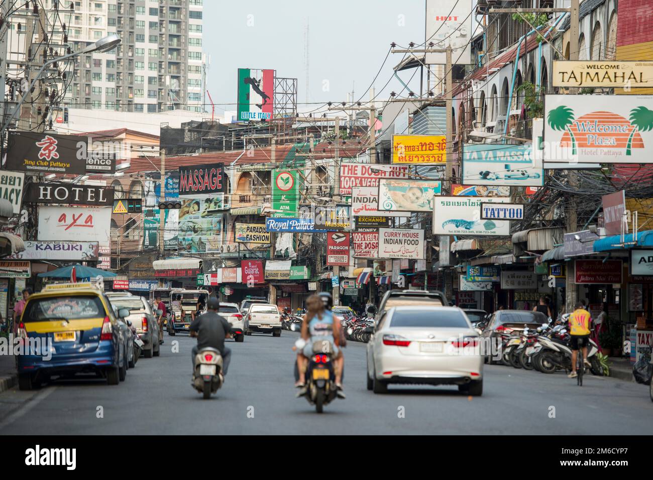 THAILAND PATTAYA CITY SECOND ROAD Stock Photo - Alamy