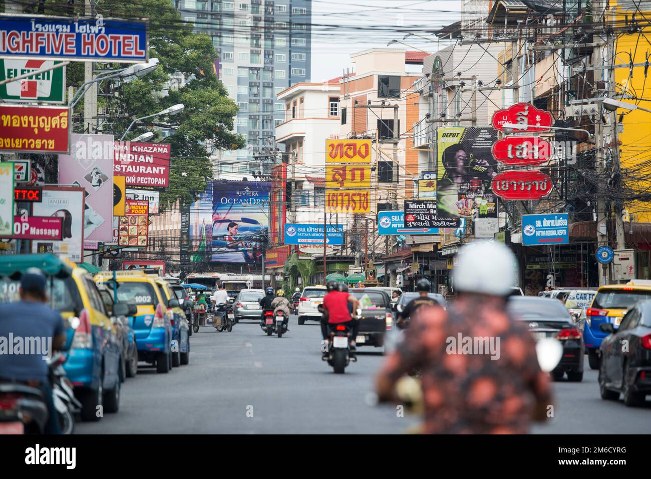 THAILAND PATTAYA CITY SECOND ROAD Stock Photo - Alamy