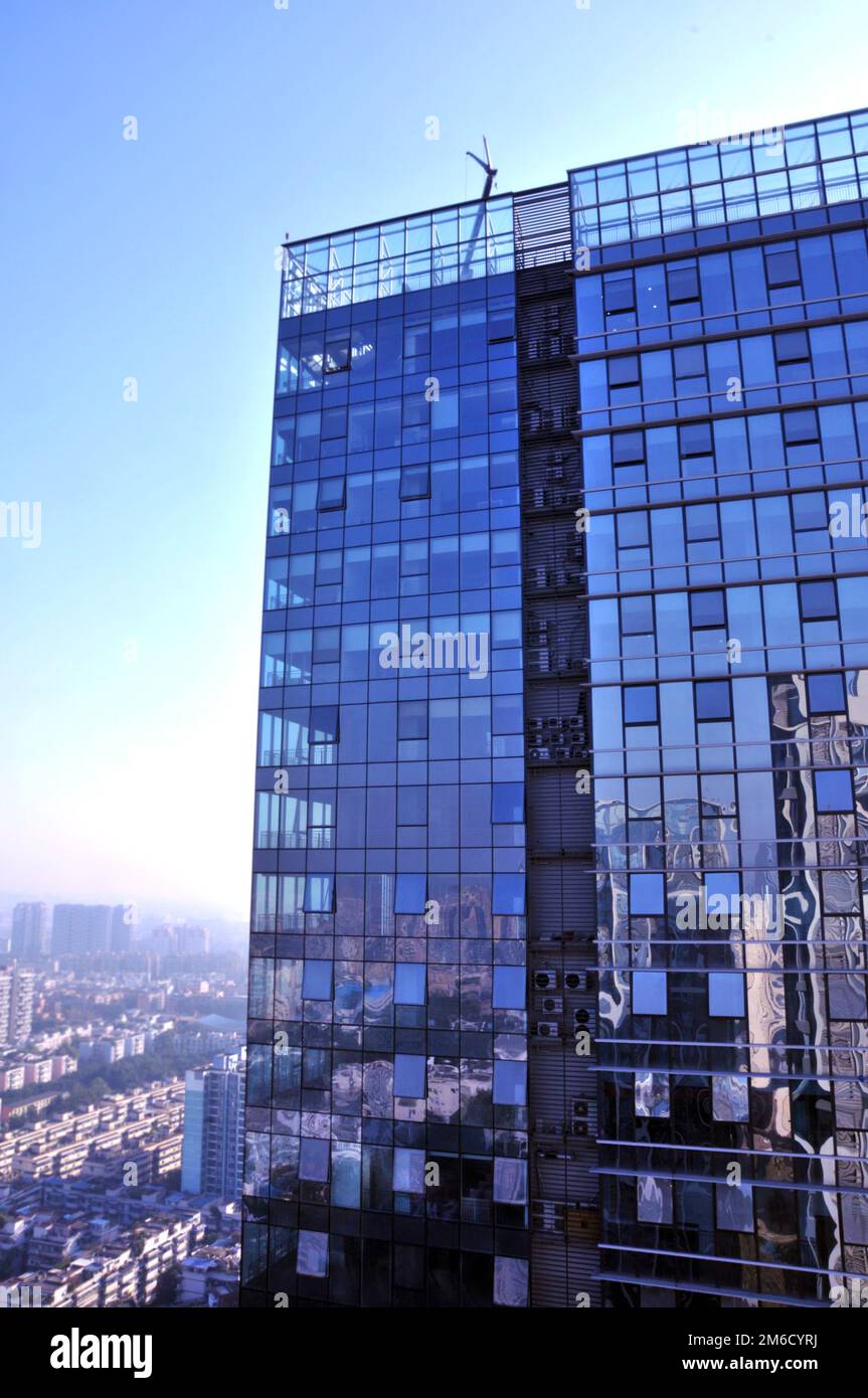 modern architecture with sun reflections Stock Photo - Alamy
