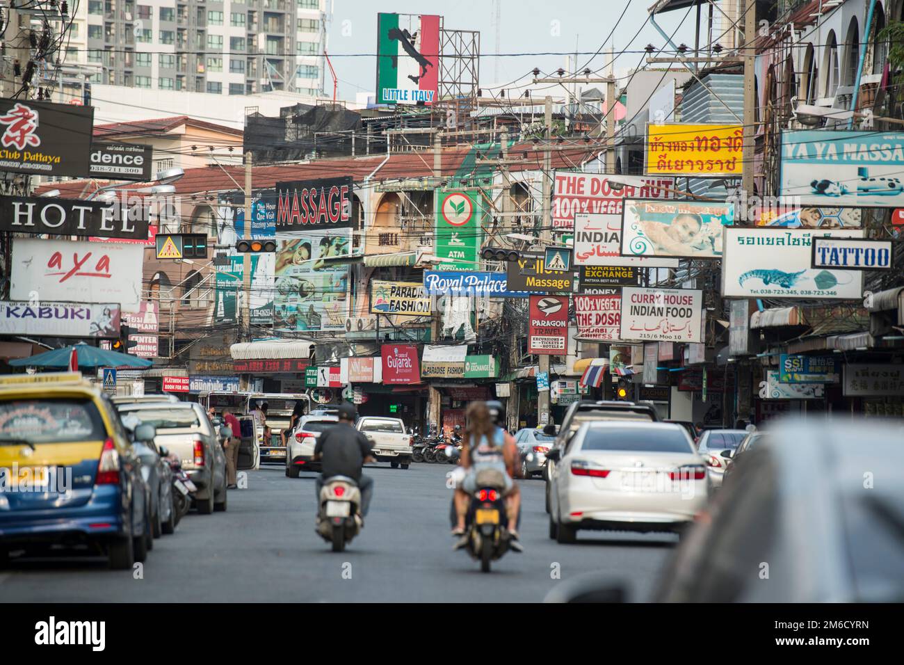THAILAND PATTAYA CITY SECOND ROAD Stock Photo - Alamy
