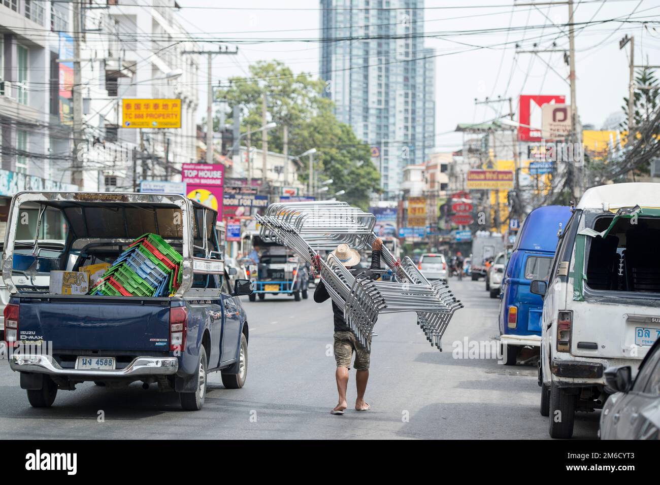 THAILAND PATTAYA CITY SECOND ROAD Stock Photo - Alamy