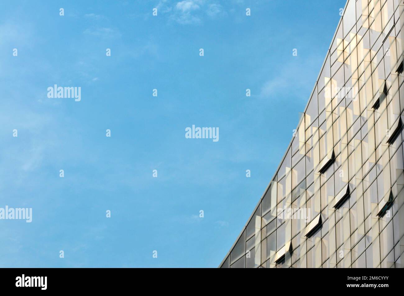 modern architecture with sun reflections Stock Photo - Alamy