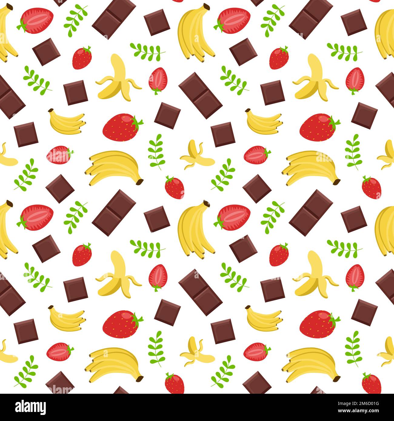 Chocolate Seamless Pattern Design with Choco Decoration in Template ...