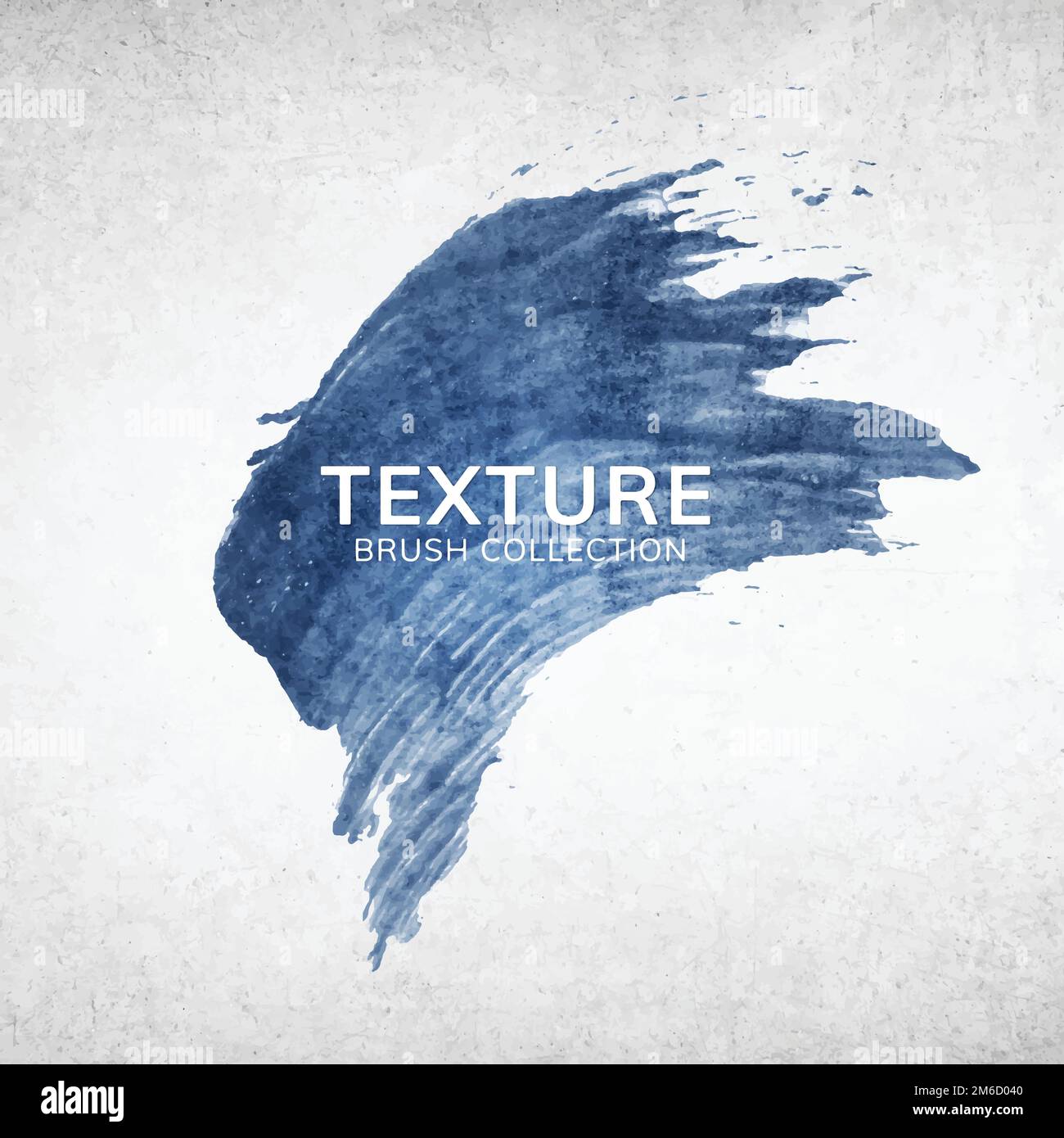 Blue oil paint texture on a grunge concrete wall vector Stock Vector ...