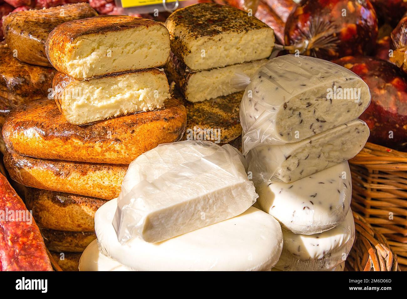 Traditional polish cheese Stock Photo - Alamy