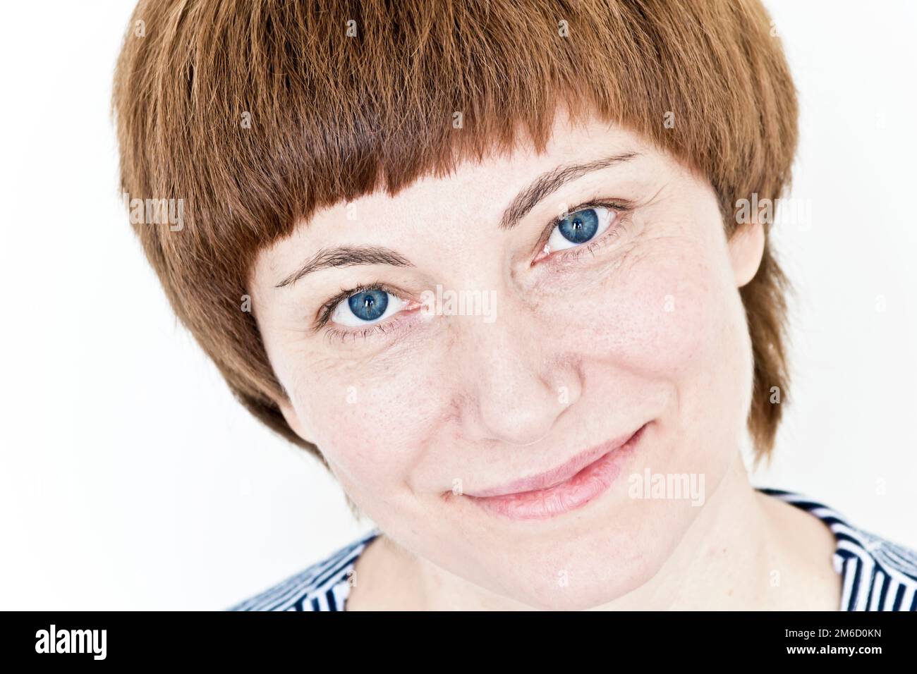 Lady with blue eyes hi-res stock photography and images - Alamy