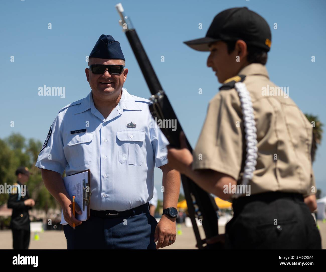 U.S. Air Force Master Sgt. Sam Gonzalez, a first sergeant for the 146th ...