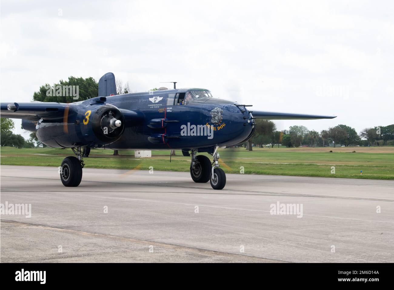 A B-25J/PBJ-1J named "Devil Dog" from Midland, Texas that took part in ...